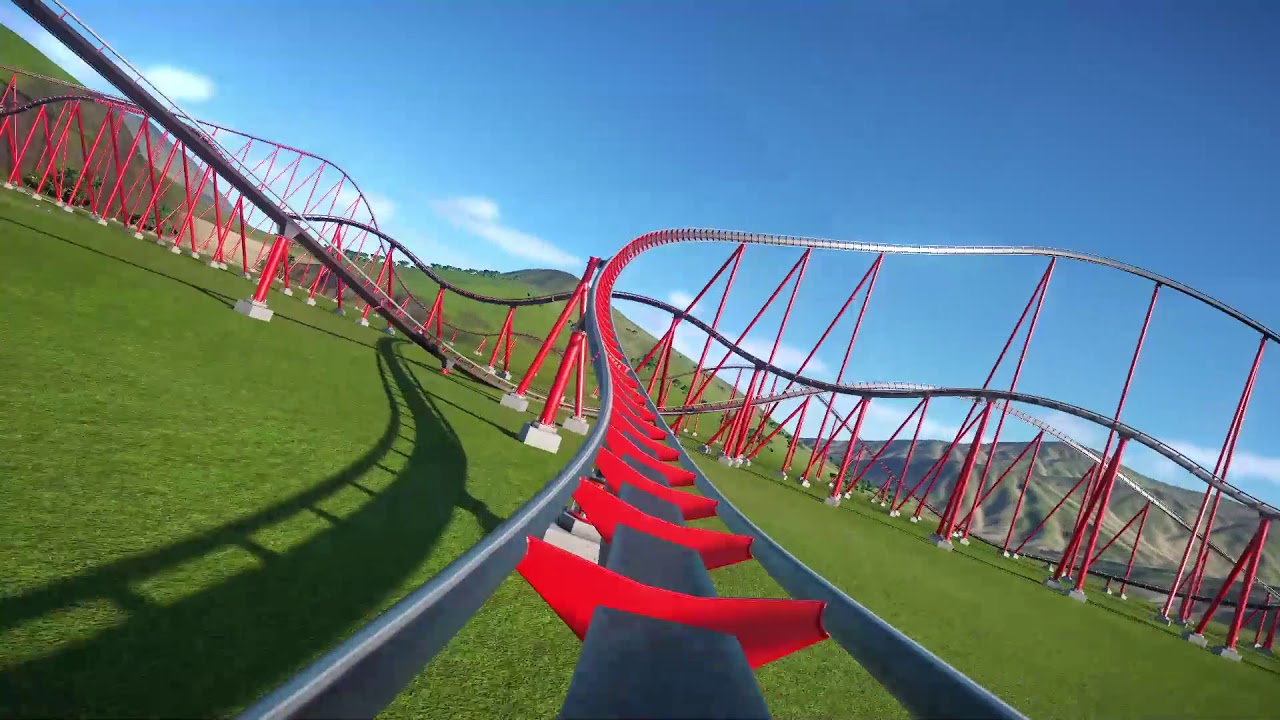 Rage | The worlds first NON - LAUNCHING strata coaster! - YouTube