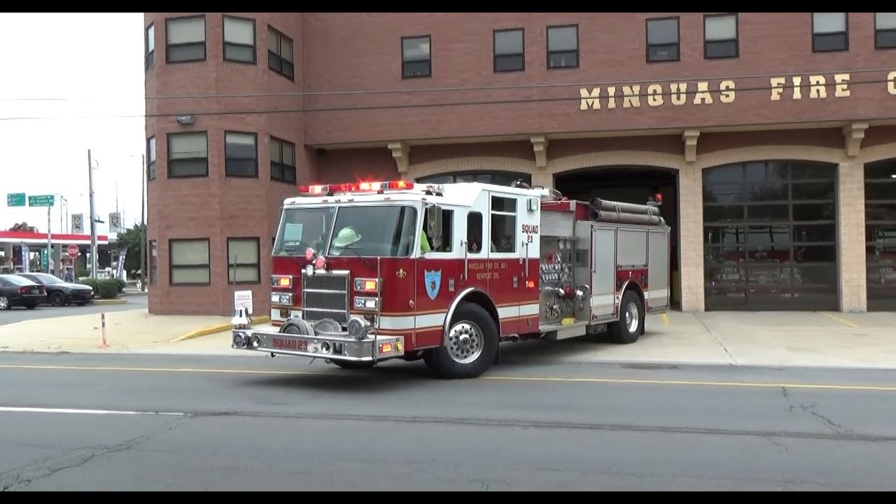 Minquas Fire Company Squad 23 Responding - YouTube