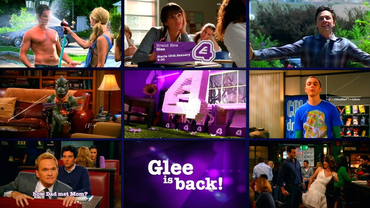 E4 TV promos | 2010 November / December | Skins, Scrubs, Glee, How I ...