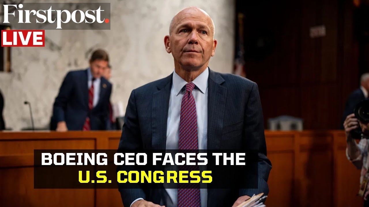 LIVE: Boeing CEO David Calhoun Appears in Front of US Congress, Faces ...
