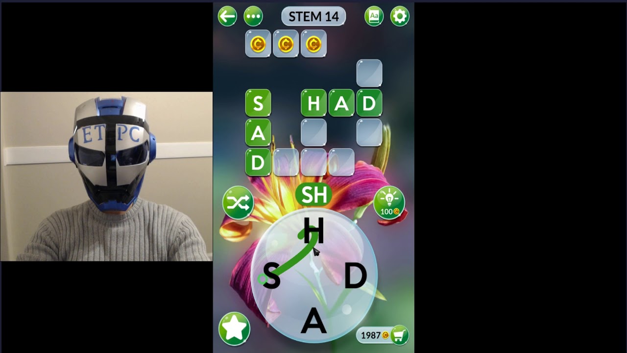 WORD FLOWERS STEM 14 ANSWERS (EXOTIC) - YouTube