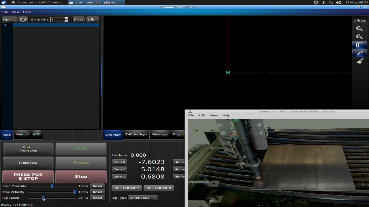 Command CNC - Powering up and jogging 2020 - YouTube