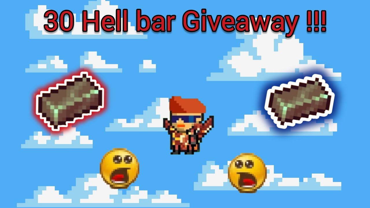 30 Hell Bar Giveaway !!! | Pixel Survival Game 2 - YouTube