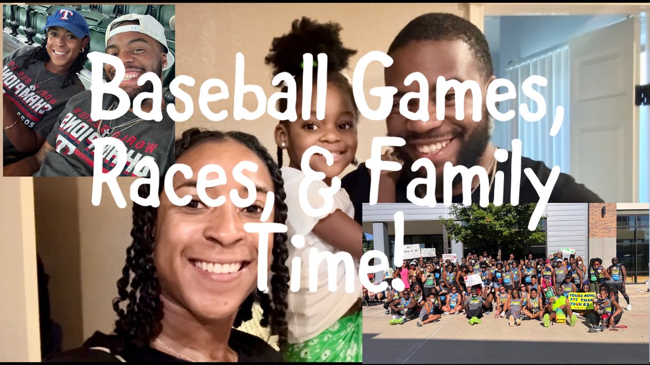 Baseball Games, Races, & Family Time! - YouTube