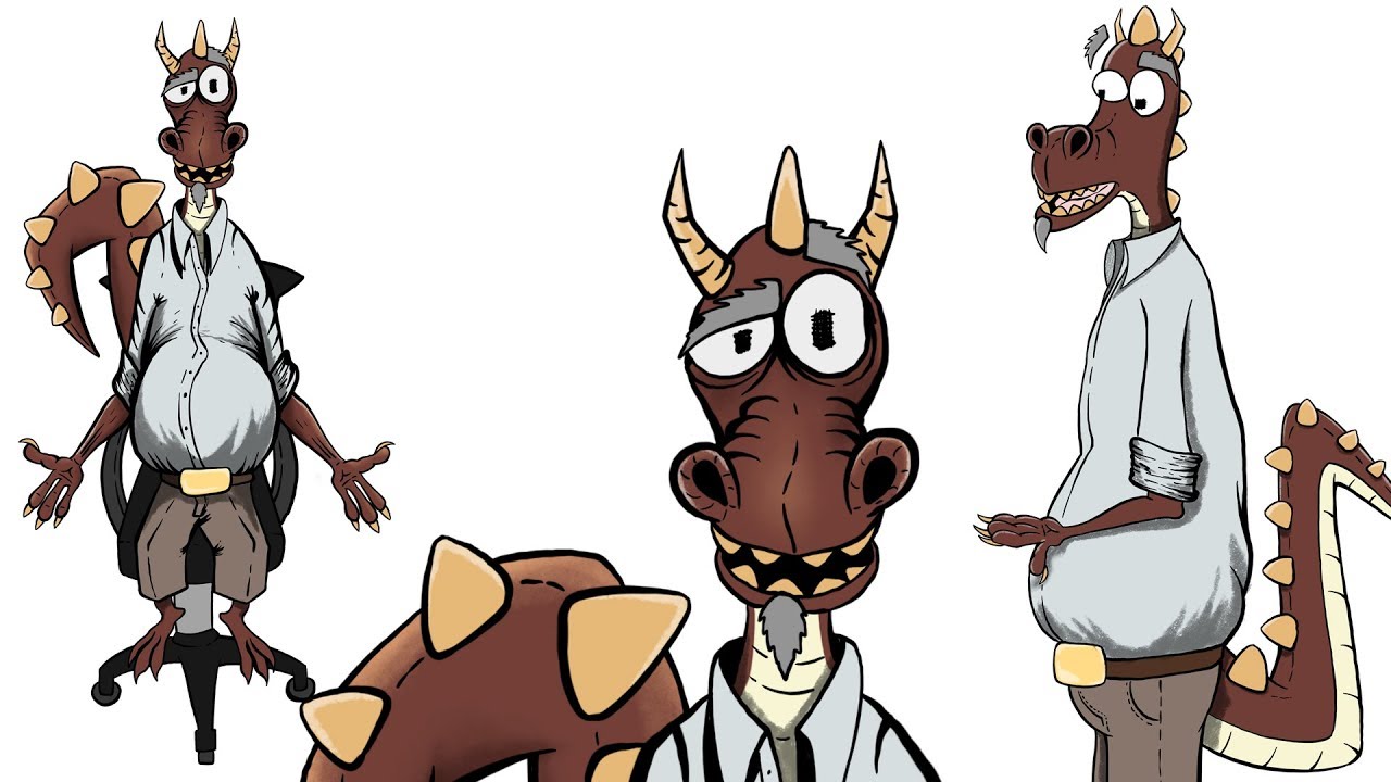 Creating Dave the Dragon [CHARACTER DESIGN] - YouTube