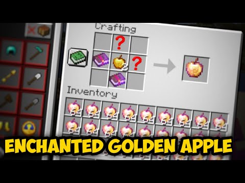 How to Craft Enchanted Golden Apple 1.18 ( All Editions) - YouTube