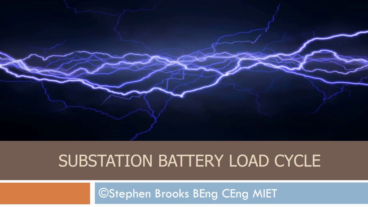 Substation Battery load cycle - YouTube