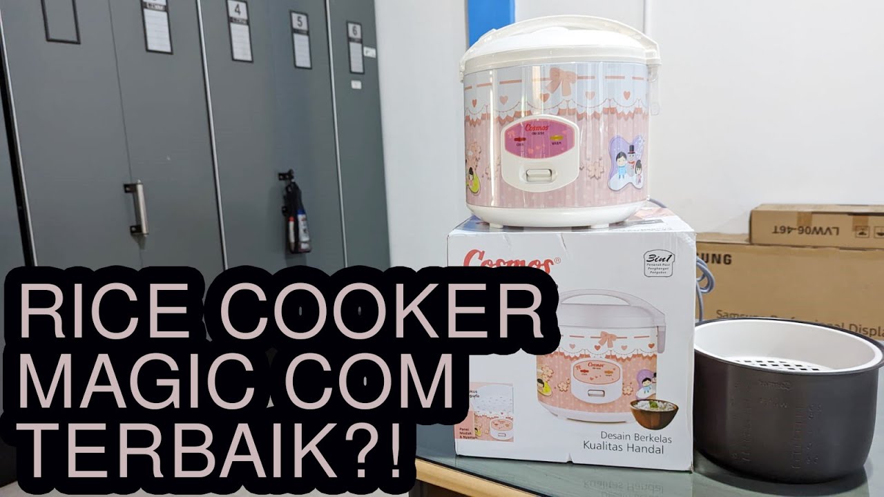 UNBOXING DAN REVIEW KESAN PERTAMA Magic Com Rice Cooker Cosmos CRJ3232 ...