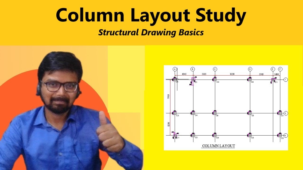 How to Read Column Layout Drawings| Structural Drawing Execution Basics ...