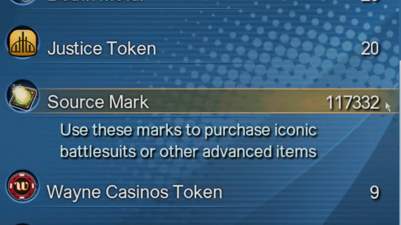 DCUO: 10 Source Marks Every 3-4 Minutes – Grind Like a Pro! - YouTube