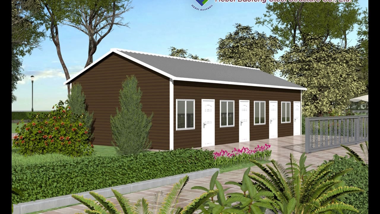 Prefabricated living room manufacturer - YouTube