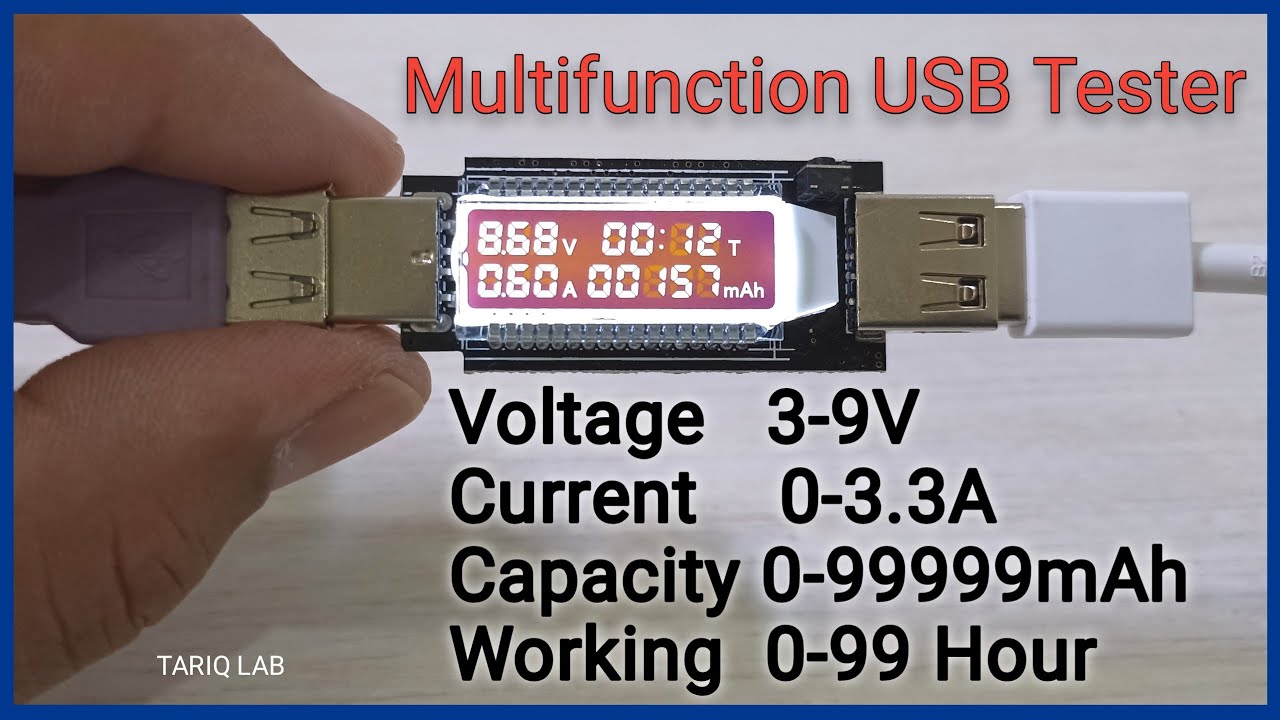 How To Make a USB Tester | USB Monitor | USB Analyzer - YouTube