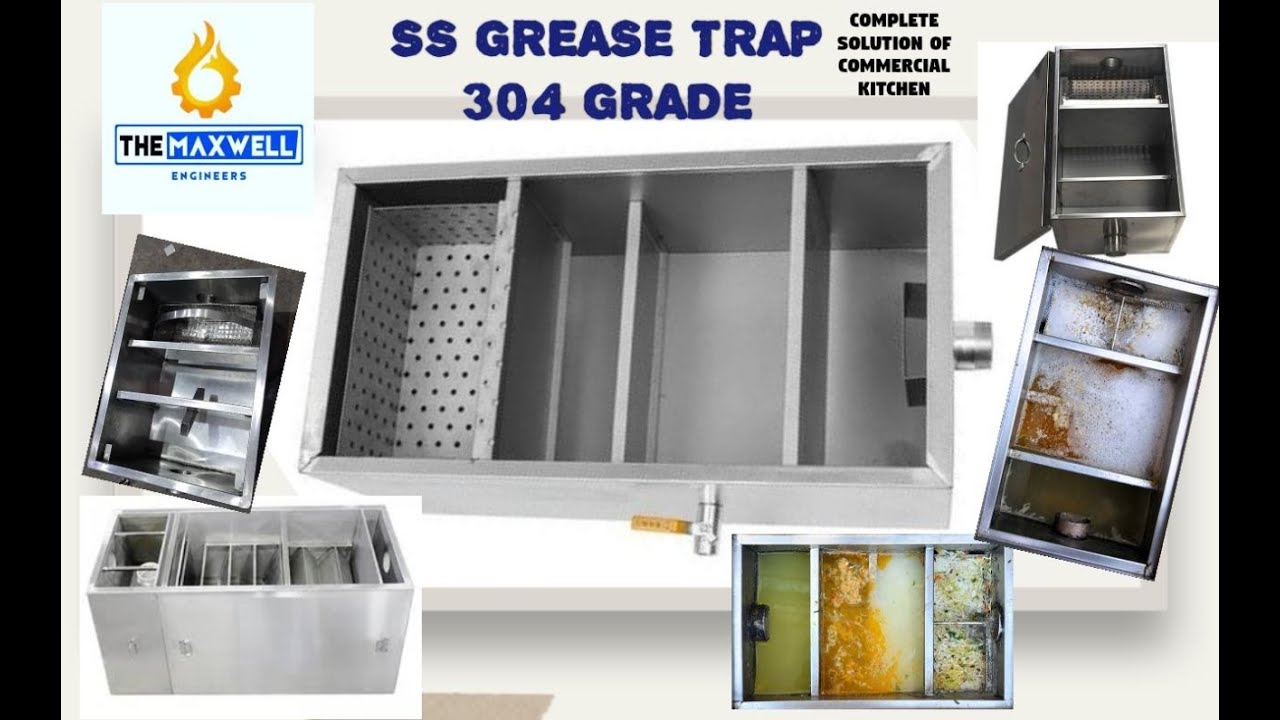 Grease Traps For Commercial Kitchen/Hotel/Restaurant/Hospital TME - YouTube