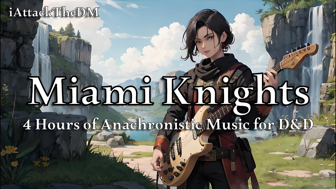 Miami Knights - D&D Background Music - 4 hours (角質の吟遊詩人の音楽) - YouTube