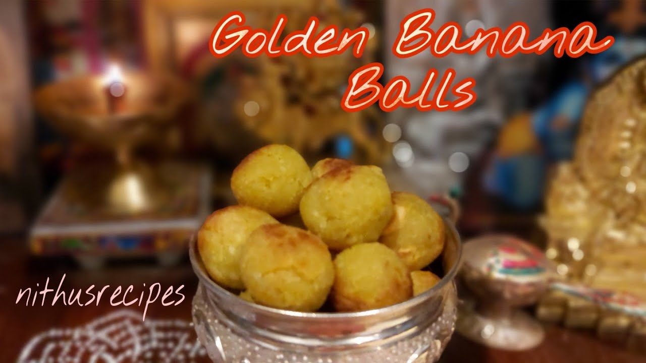 Easy Evening Snack|| Golden Banana Balls - YouTube