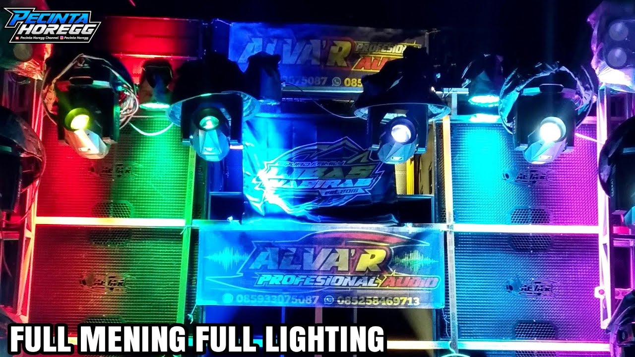 Siap Party outdoor | Alva'r cek sound full mening full lighting - YouTube