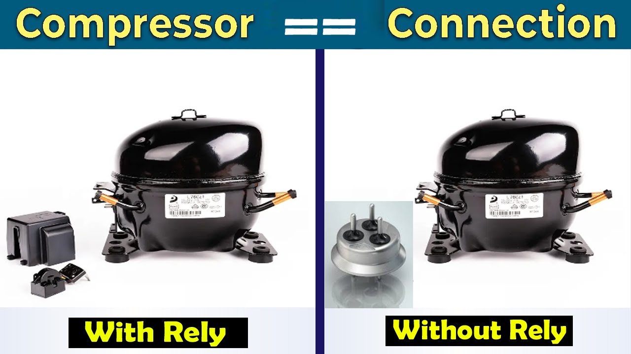 Start a fridge compressor without relay | How To Compressr Test, - YouTube