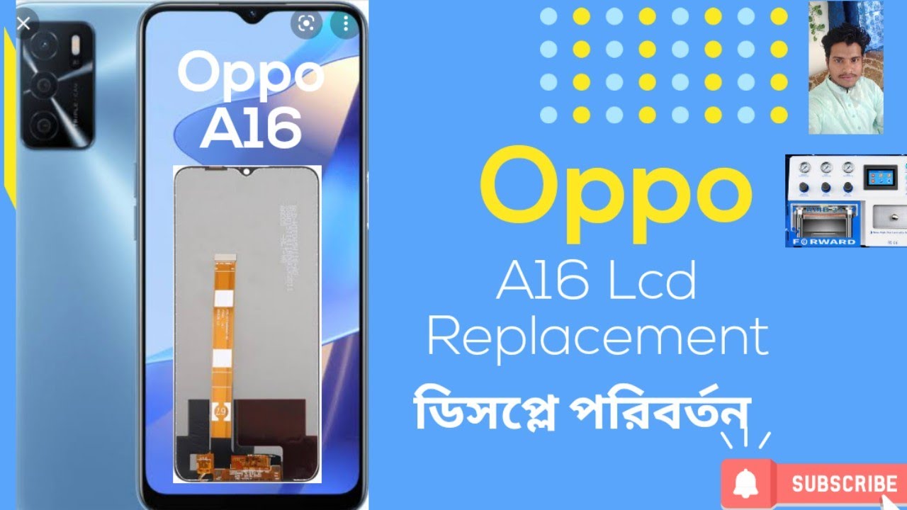 Oppo A16 lcd Replacement - YouTube