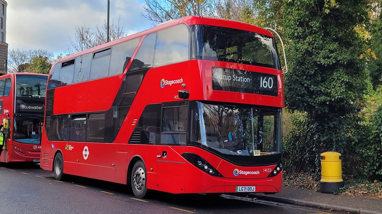 *BRAND NEW* Stagecoach London 14153 LG71DOJ route 160 - YouTube