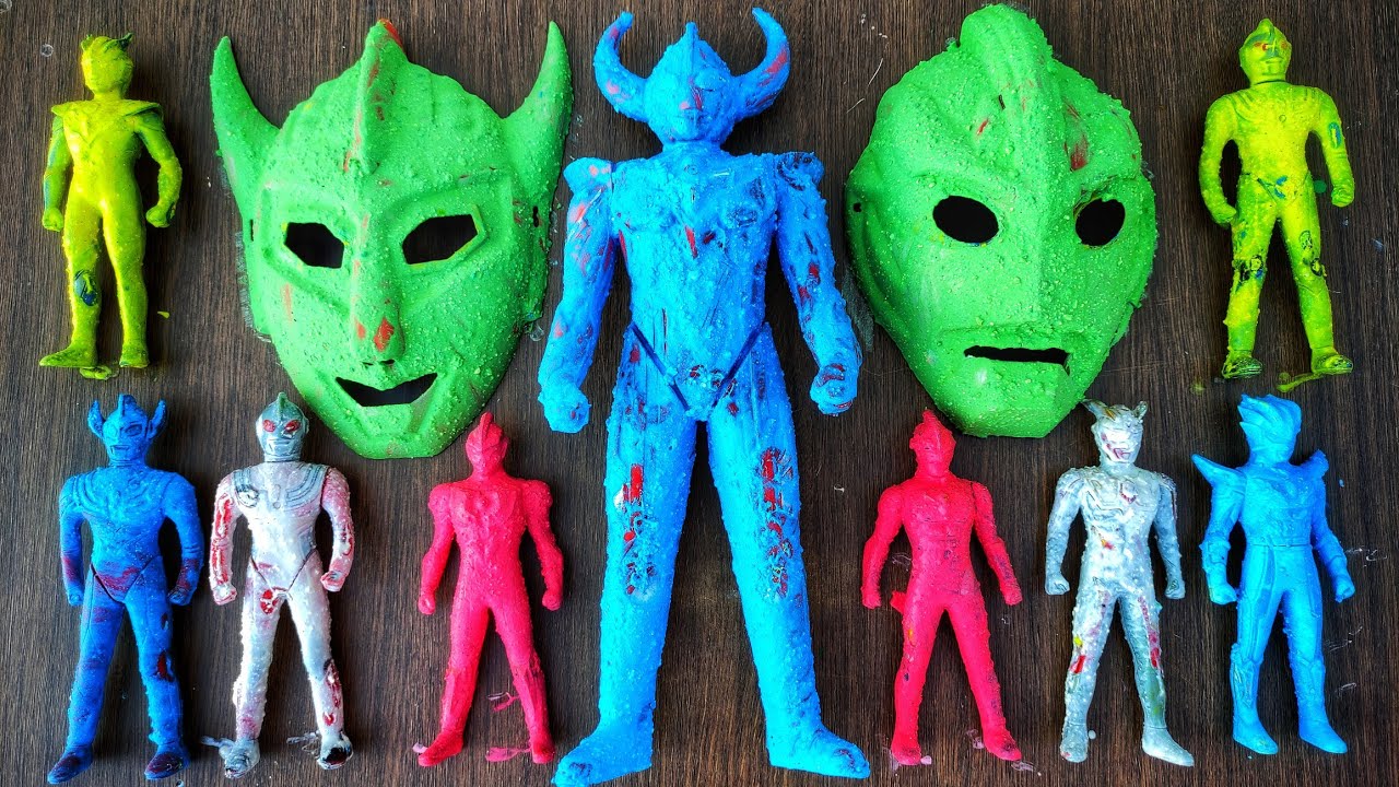 Membersihkan mainan ultraman ginga mebius cosmos orb blue tiga zero ...