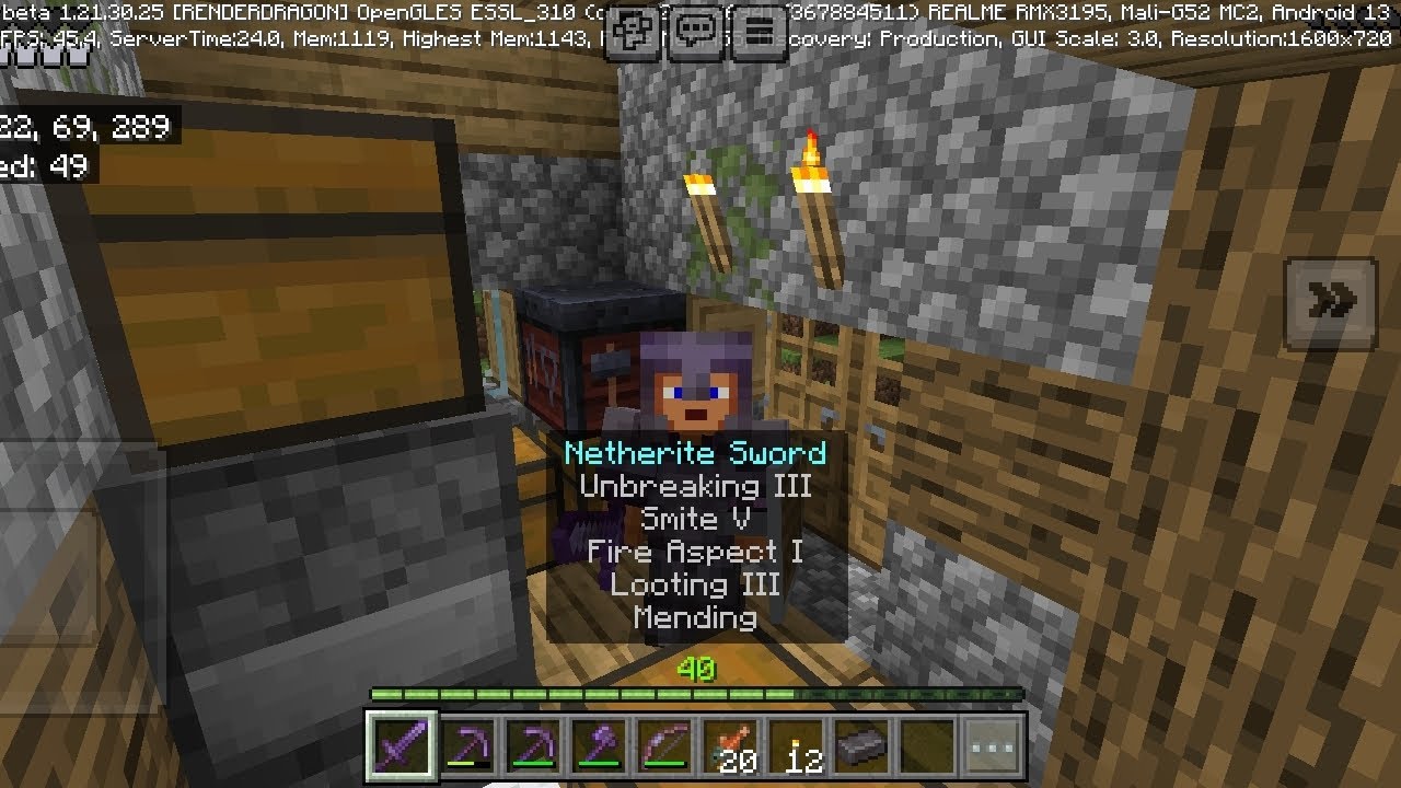 Minecraft Series (Episode 7) Getting Full Netherite Armour & Tools ...