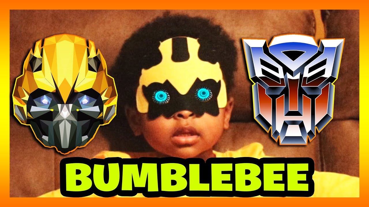 Bumblebee Transformers Superhero Kid Saves The Day! (Pretend Play ...