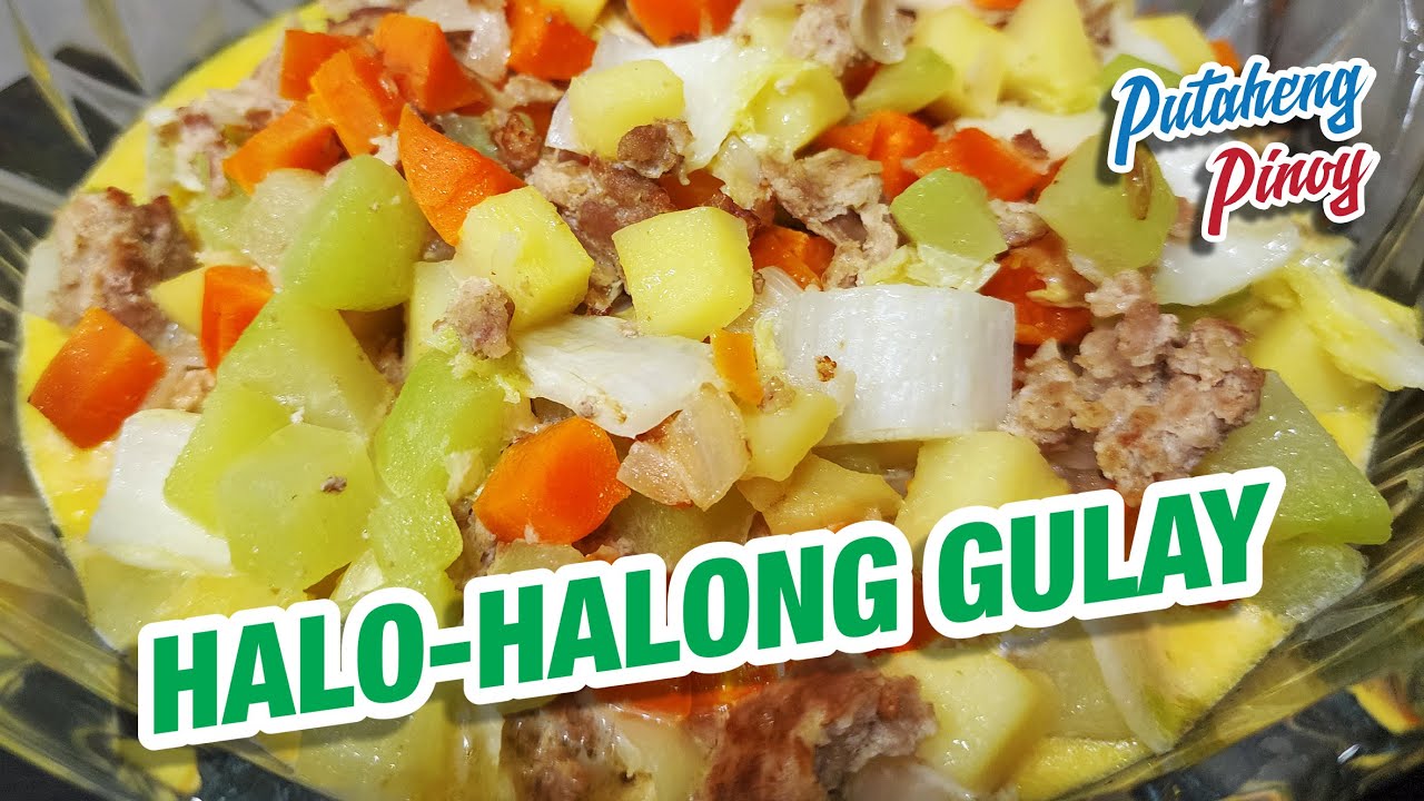 Halo-Halong Gulay (Quick and Easy Recipe) - YouTube