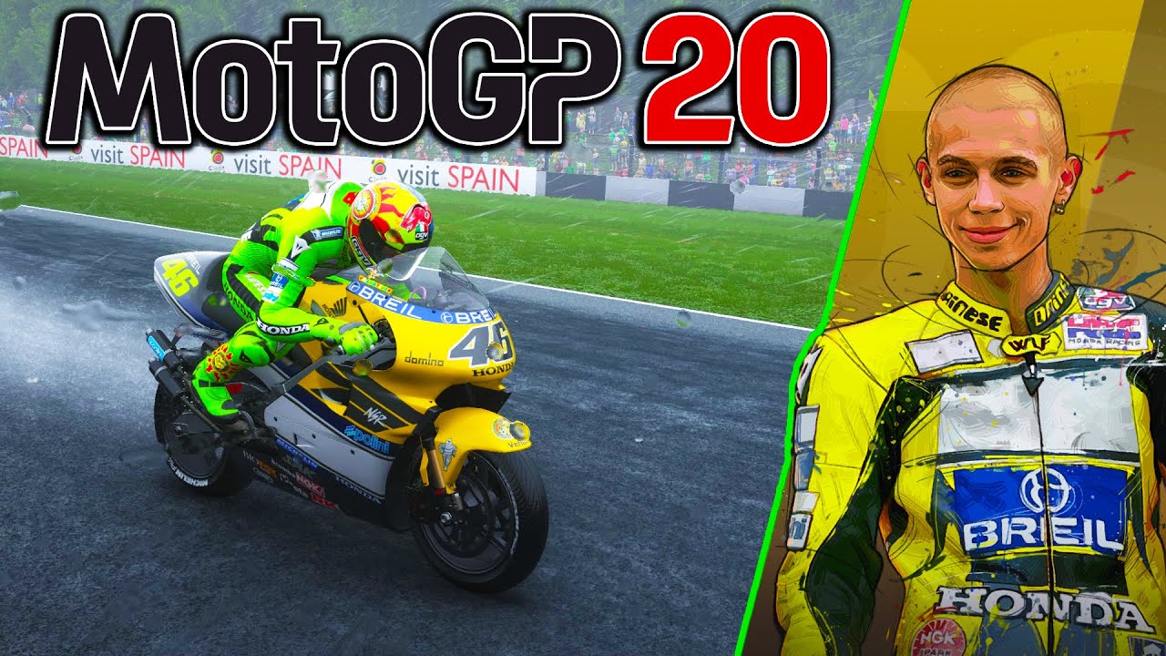 MotoGP 20 modalità storica | valentino rossi moto 2000 pioggia IA 120 ...