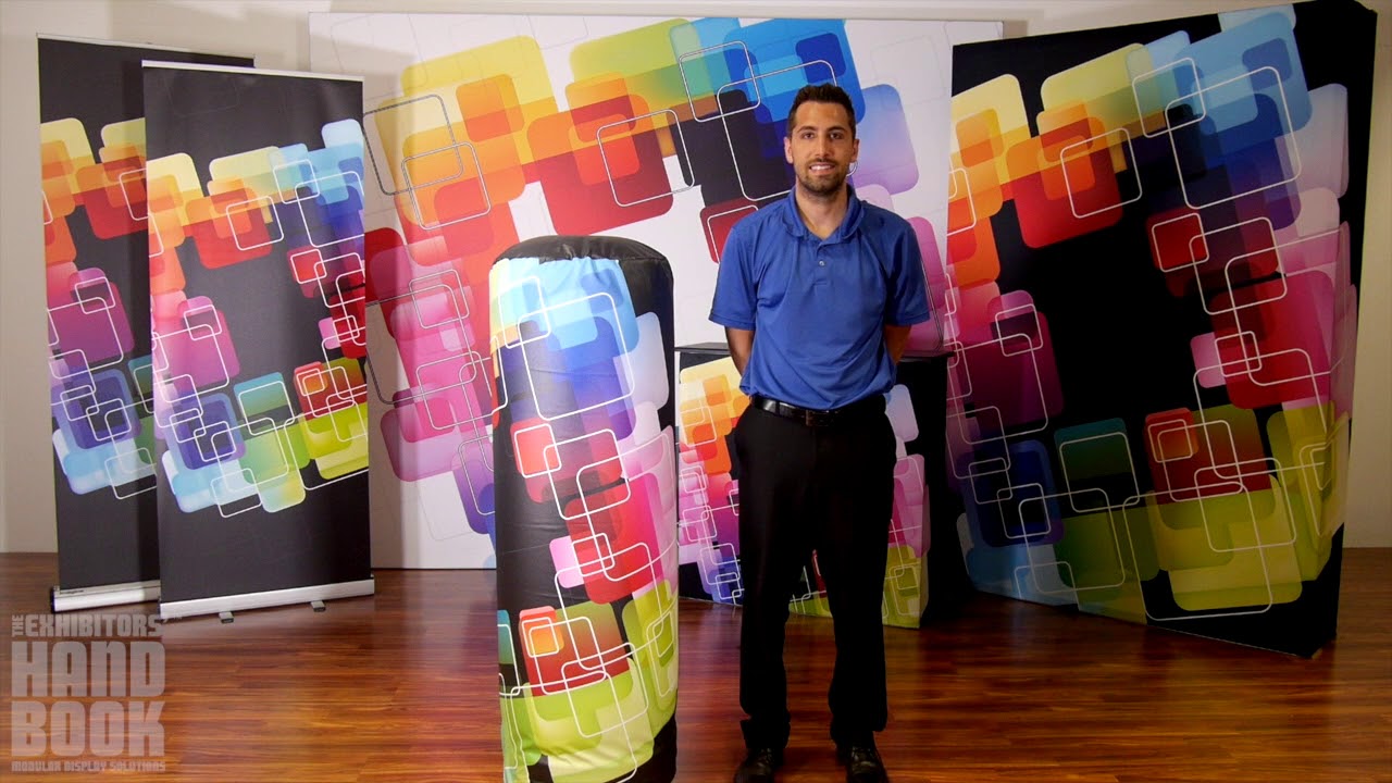 Inflatable Column Set Up | Exhibit Kits - YouTube