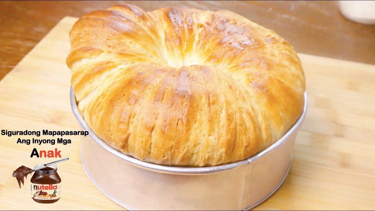 Wool Roll Bread Recipe | Nutella Filling | Soft Bread - YouTube