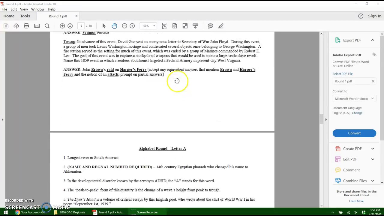 Reading the OAC Format - YouTube