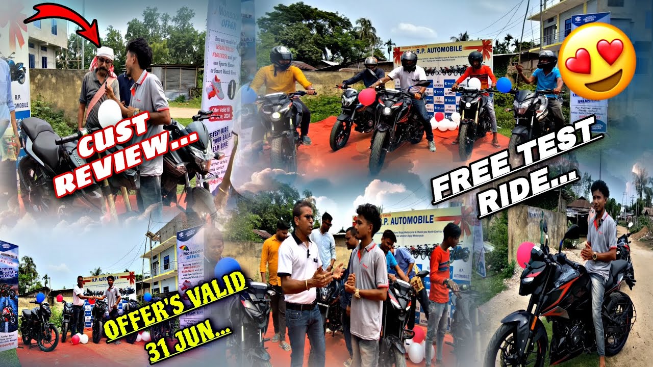 Free Test Ride 🏍️🔥Customer Review | RP Automobile | Assamese vlog ...