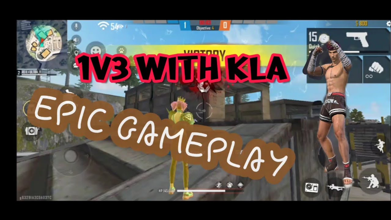 1v3 with KLA CHARACTER || ULTRA GAMING ⚡ - YouTube