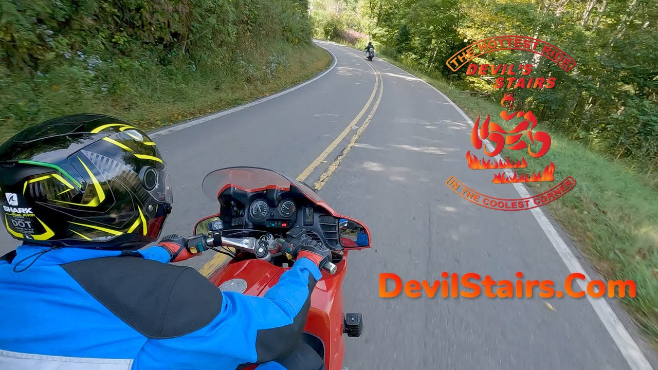 Devil's Stairs Motorcycle Route 2023 - Ashe County, NC - YouTube