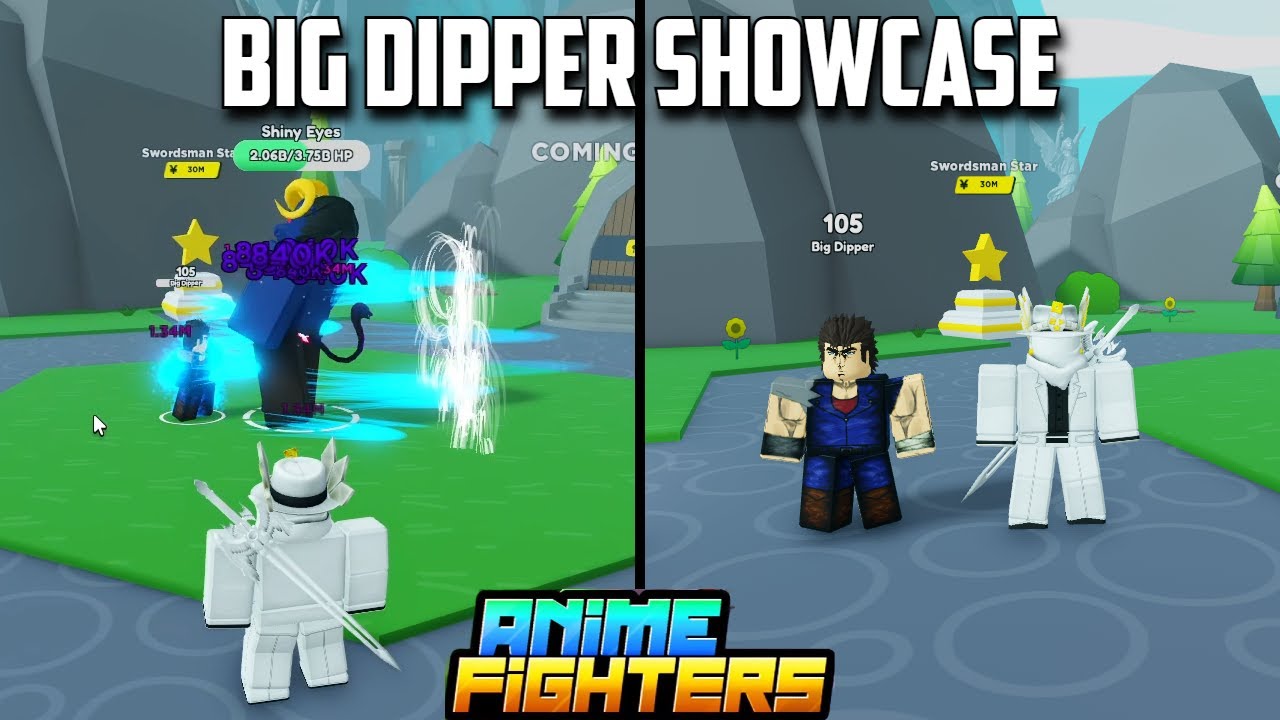 Robux Character! Big Dipper Showcase in Anime Fighters Simulator ...