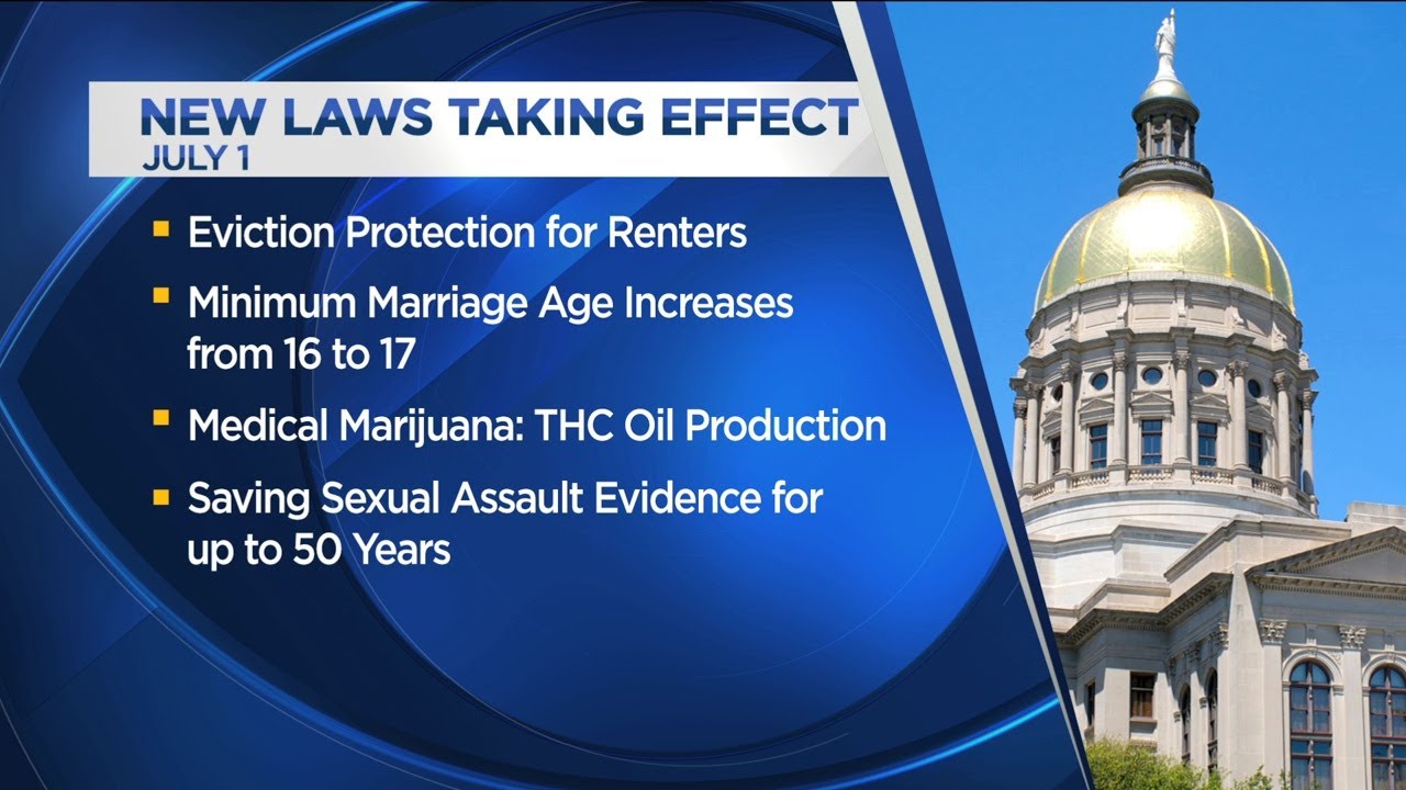 New laws starting July 1 - YouTube