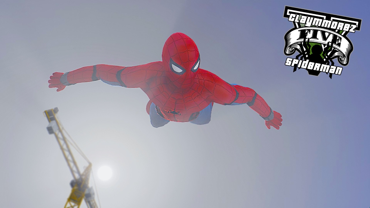 The Amazing Spiderman Mod ! Homecoming Spidey (GTA 5 Spiderman Mod ...