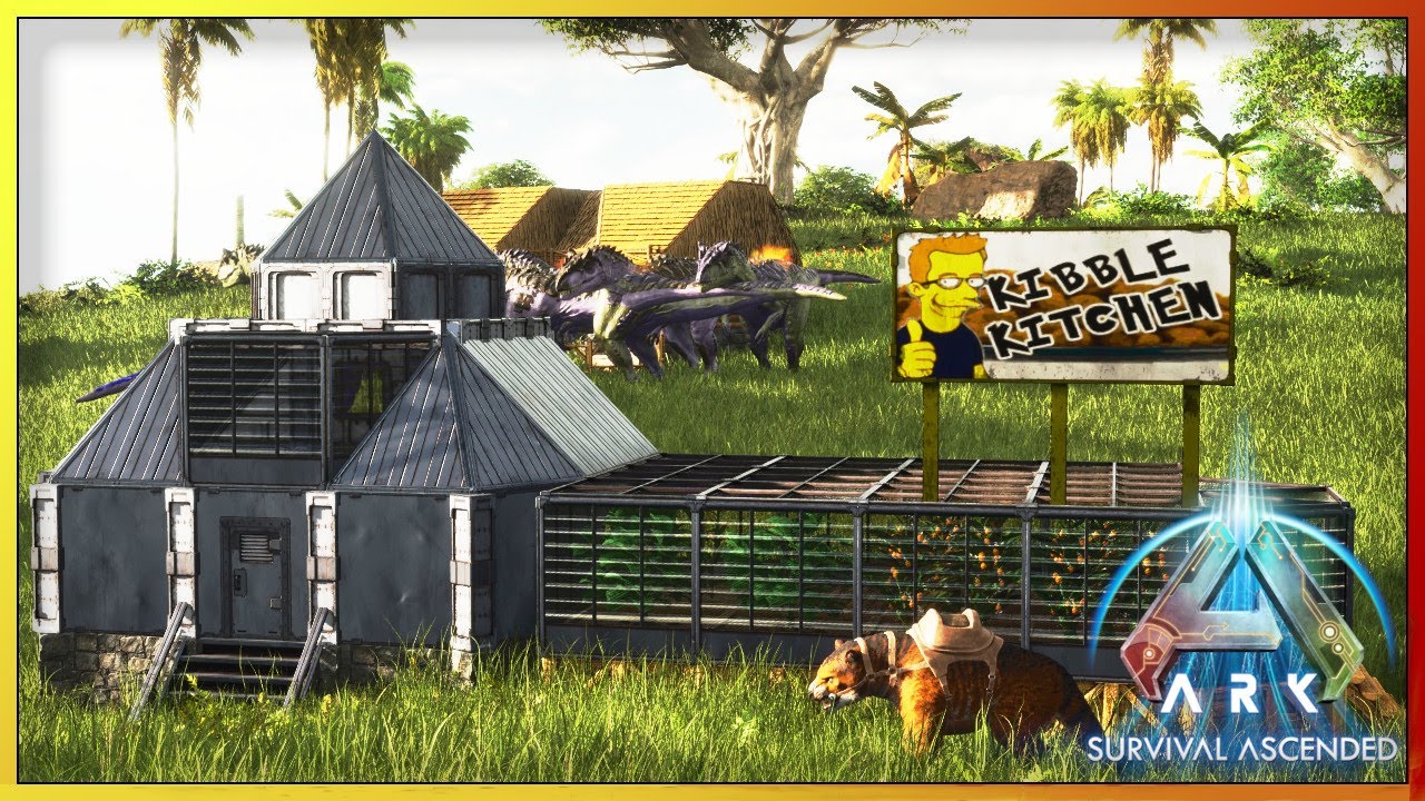 Ultimate Kibble Kitchen Build , Tame Like a Pro! - ARK Survival ...