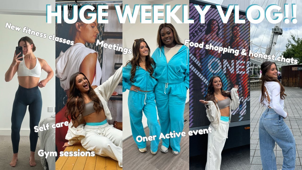 WEEK IN MY LIFE AS AN INFLUENCER! | new fitness class, Oner Active ...