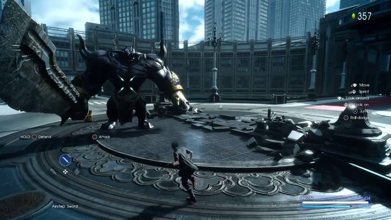 PLATINUM DEMO – FINAL FANTASY XV Boss! - YouTube