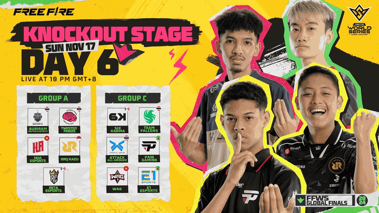 [HI] FFWS Global Finals 2024 | Knockout Stage Day 6 - YouTube