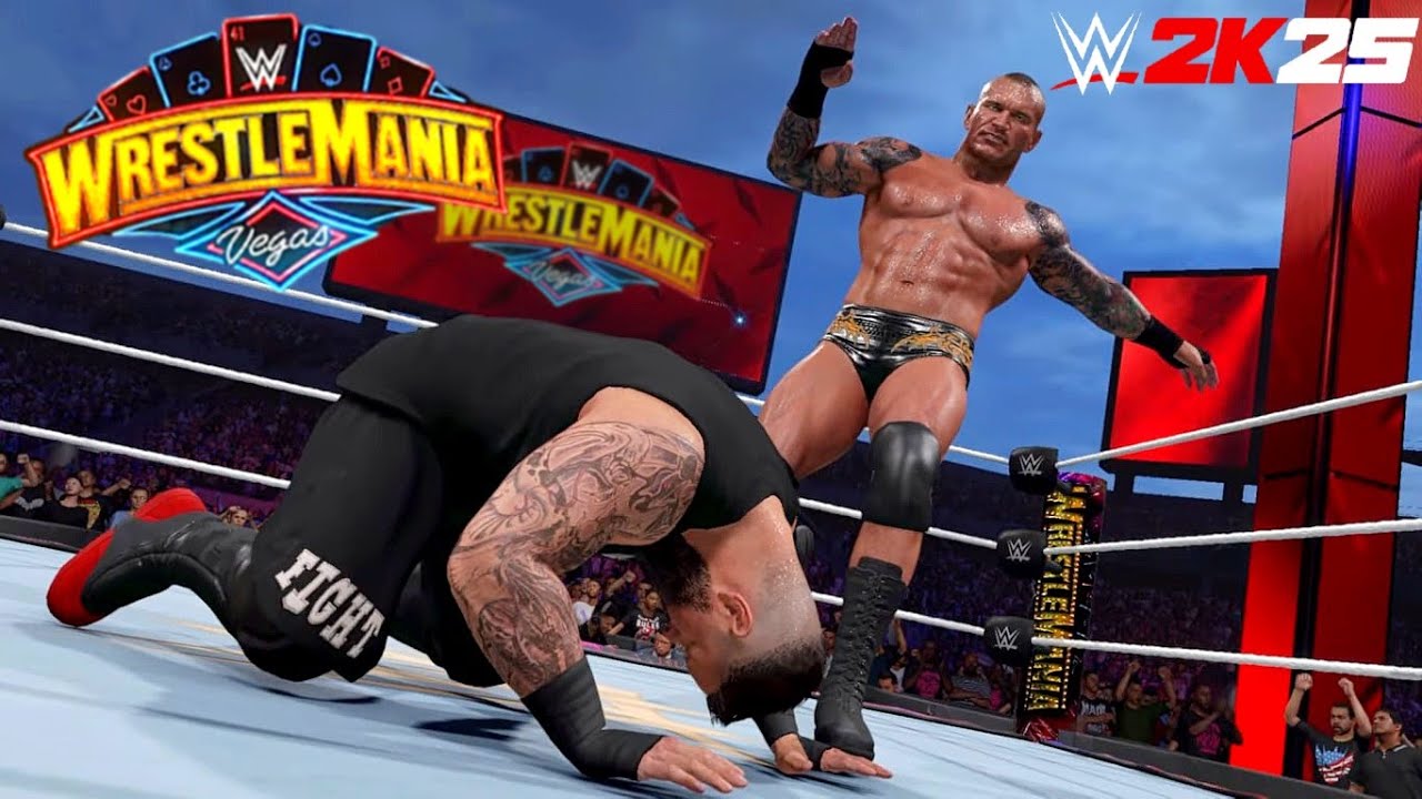 WWE 2K25: Randy Orton vs Kevin Owens | WrestleMania 41 Prediction ...