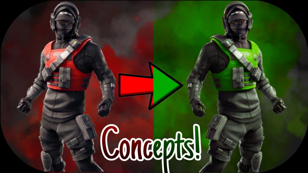 Stealth Reflex Skin Concepts! (Fortnite) - YouTube