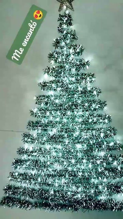 mi arbolito de Navidad en la pared 🎄😍 - YouTube
