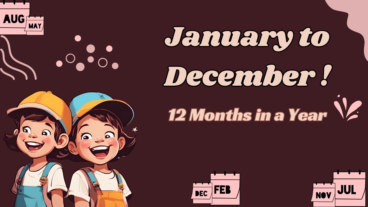 January to December | Months of the Year for Preschoolers | # ...
