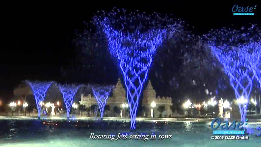 OASE | Fountain Technology - Effects - Mardan Palace - Rotating Jets ...
