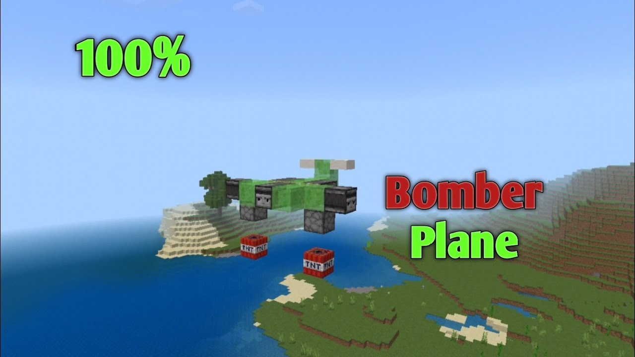 Easy! How to make a Bomber Plan || Minecraft || Bedrock and Java ...