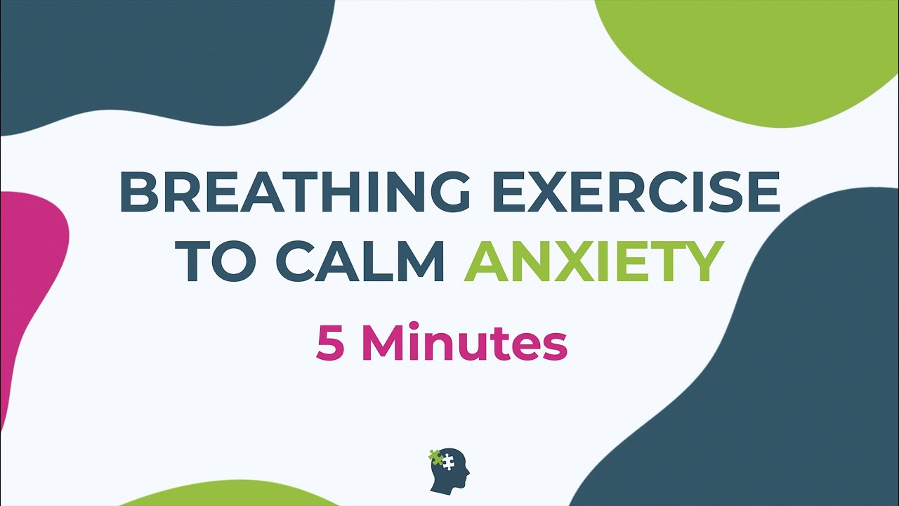Breathing Exercise For Anxiety | Deep Breathing Mindfulness 5 Minutes ...