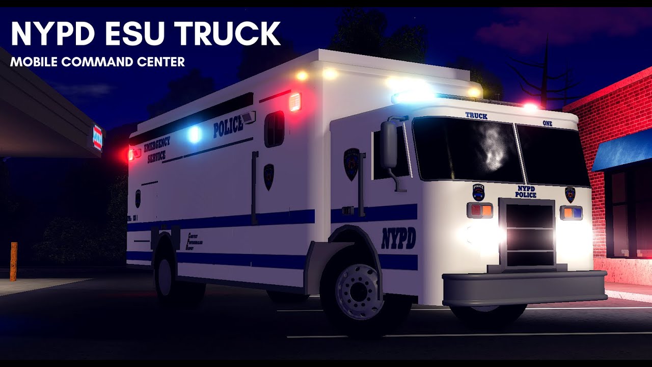 NYPD ESU Truck One Livery! Emergency Response Liberty County (ROBLOX ...