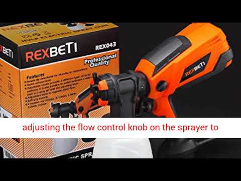 REXBETI 700 Watt High Power Paint Sprayer, 1000mlmin HVLP Home Electric ...